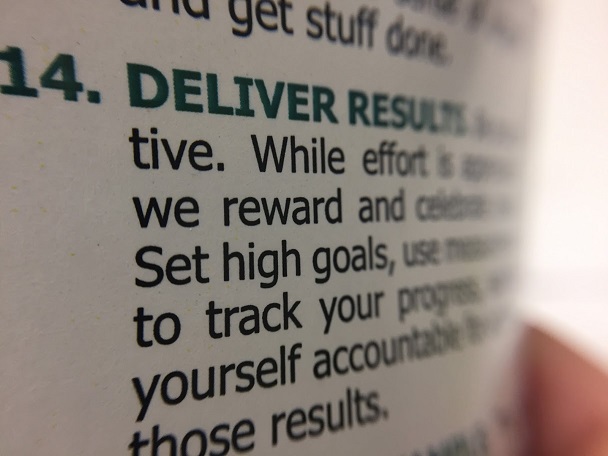 Fundamental No. 14 – Deliver Results – camurren.com Fundamental No. 14 – Deliver Results – camurren.com